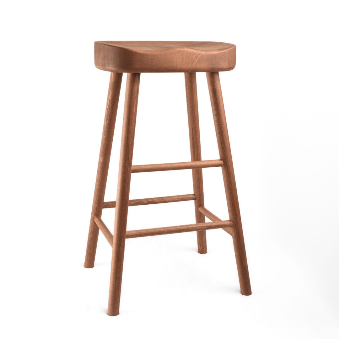 Beech Shaker Bum Stool, Brand New Solid Beech Shaker's Style Bum ...