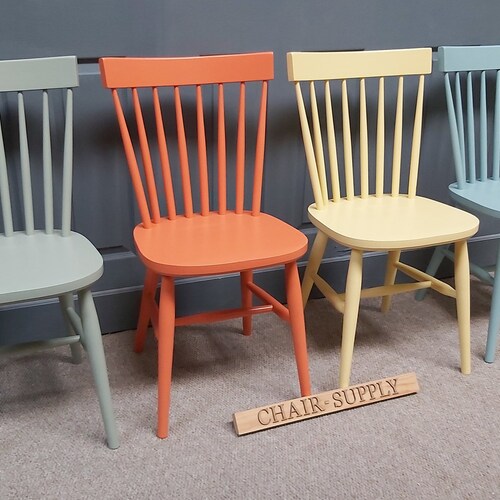 New Solid Wood Farmhouse Kitchen Dining Chair in Natural | Etsy UK