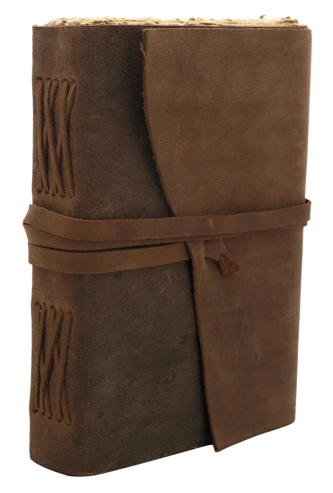 Vintage Leather Journal Tree of Life Leather Bound Journal Antique ...