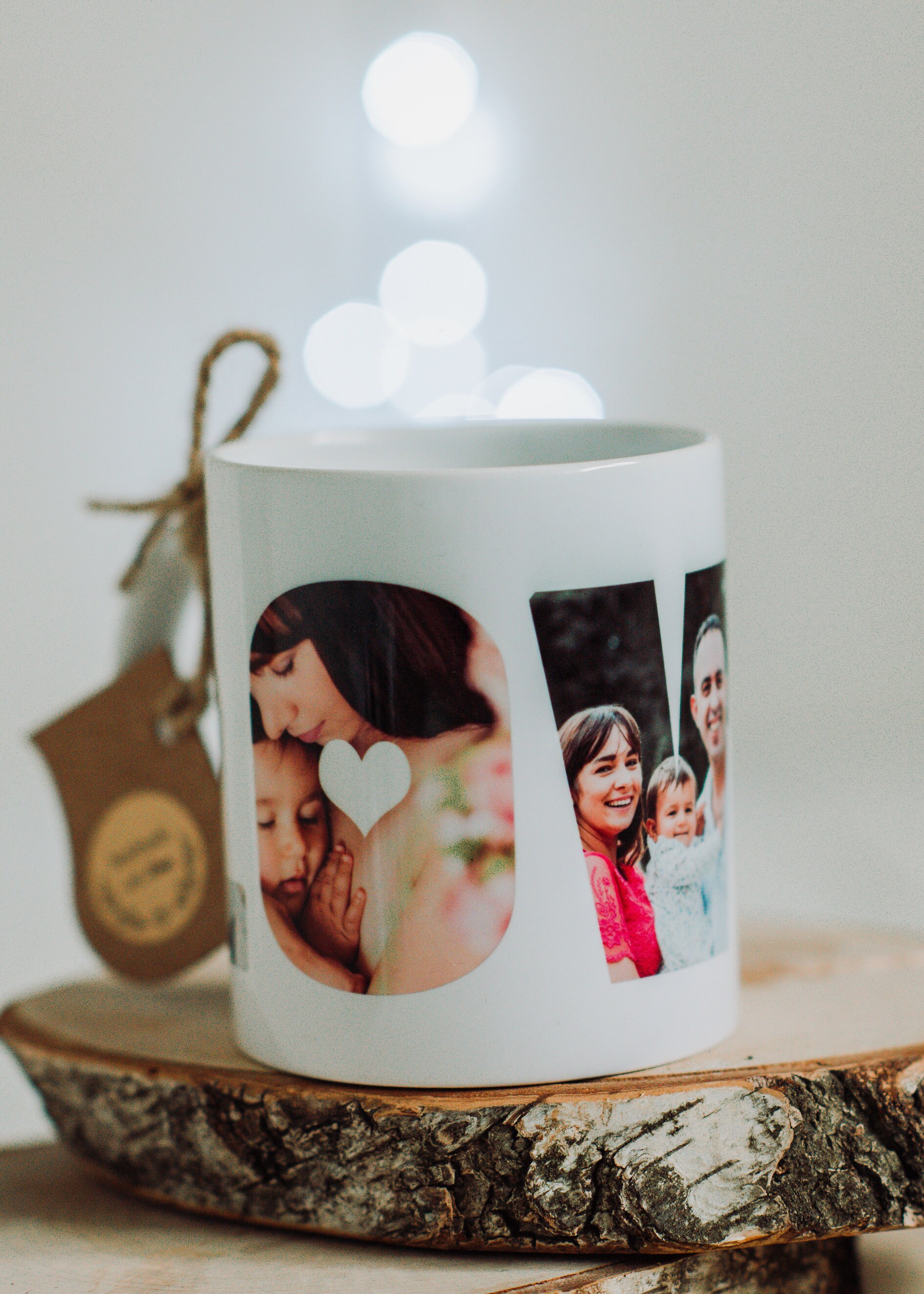 Love Mug Cap with Photo image picture Personalized Customized | Etsy