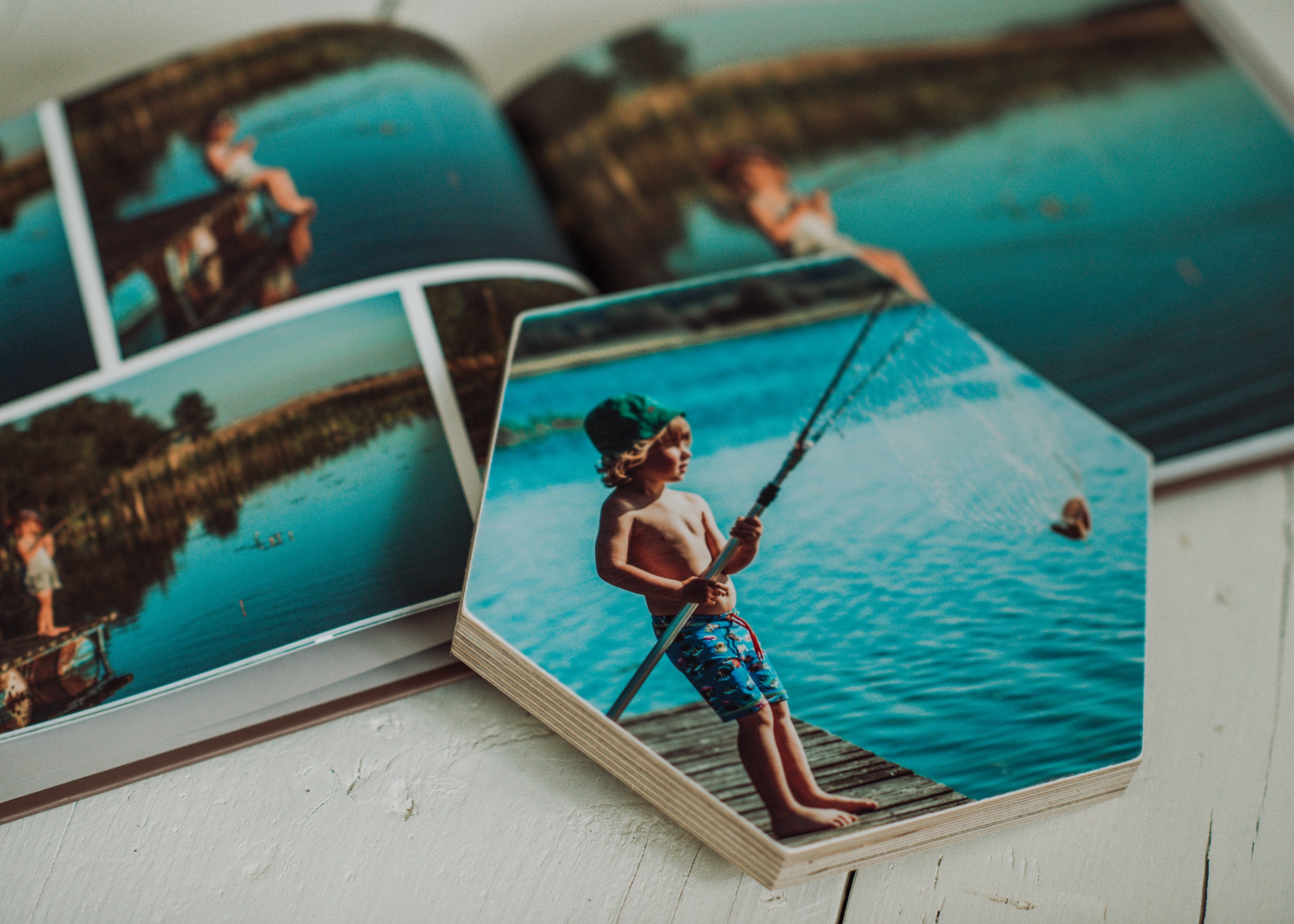 Hexagon Photo Frame Wooden Hexagonal Photo Frame | Etsy