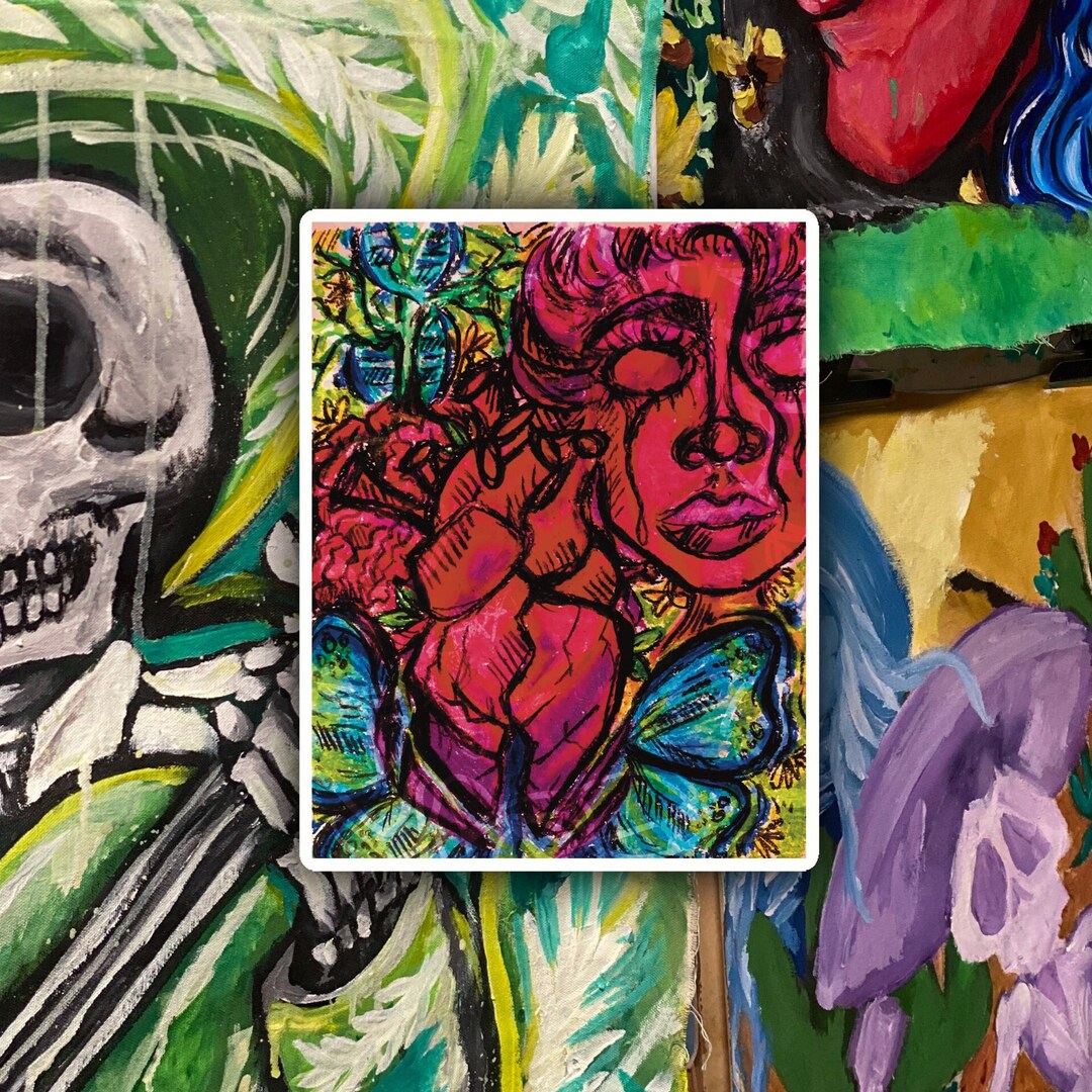 Melted Eyes Pastel Sticker - Etsy