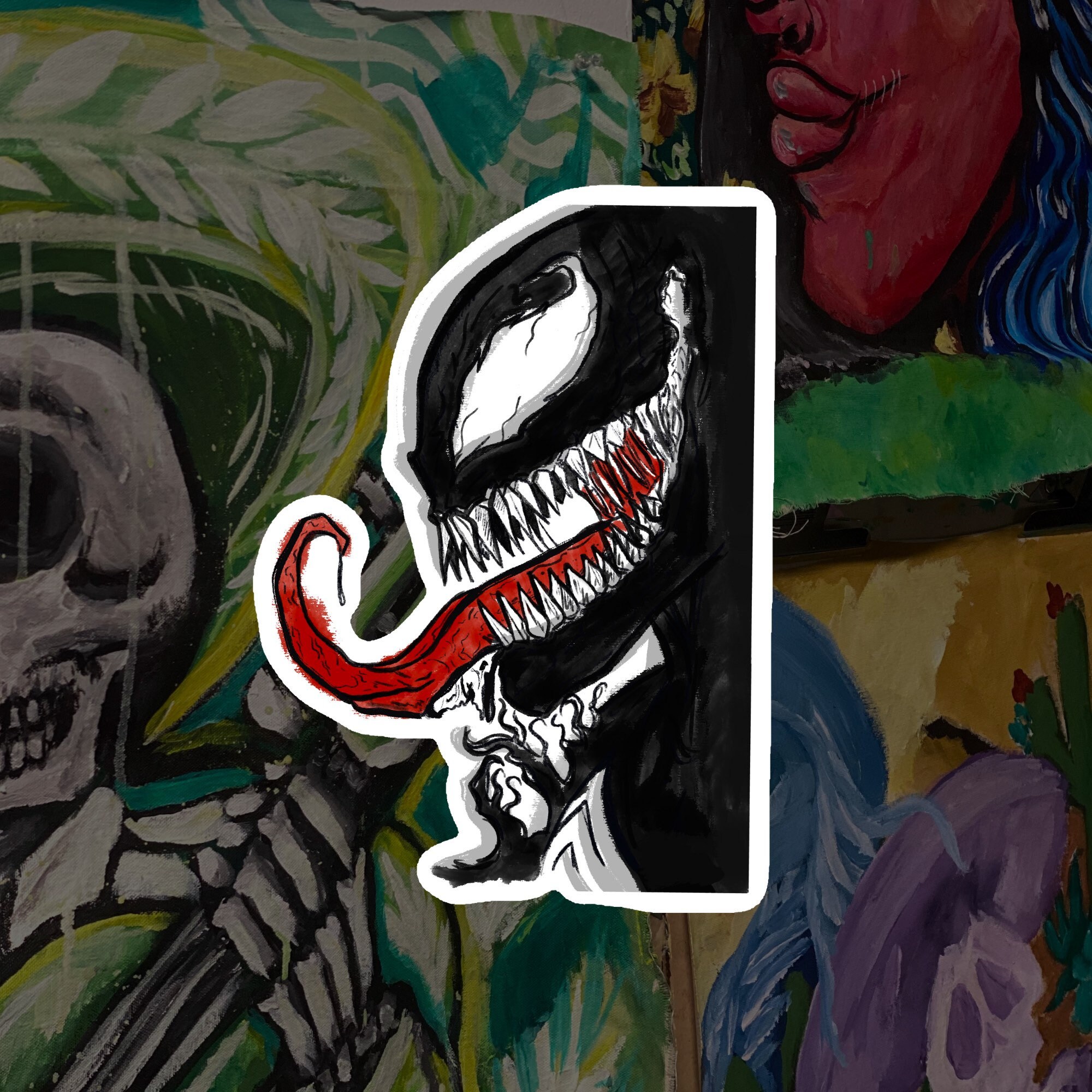 Venom Sticker - Etsy