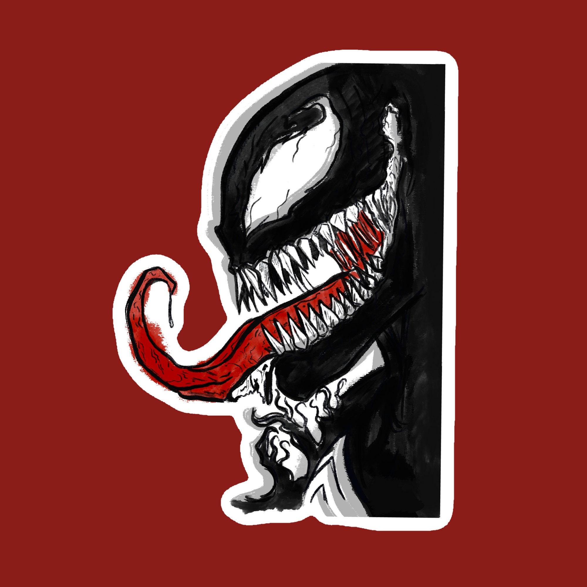 Venom Sticker - Etsy