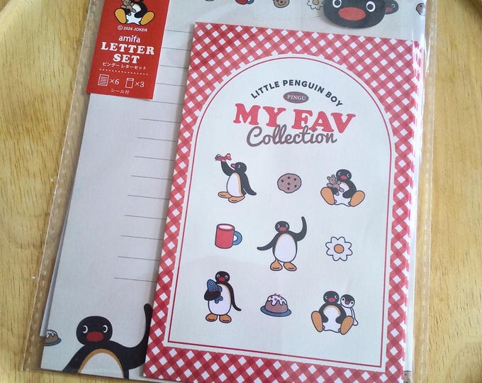 Pingu Letter Writting Set, Letter Writing Papers and Envelopes Set - Etsy