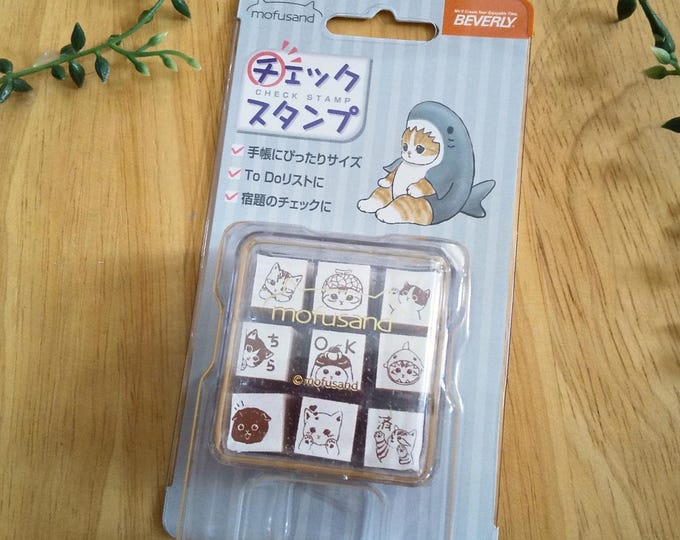 Mofusand Check Stamp Set, Small Sized Stamps for Planner, to Do List - Etsy