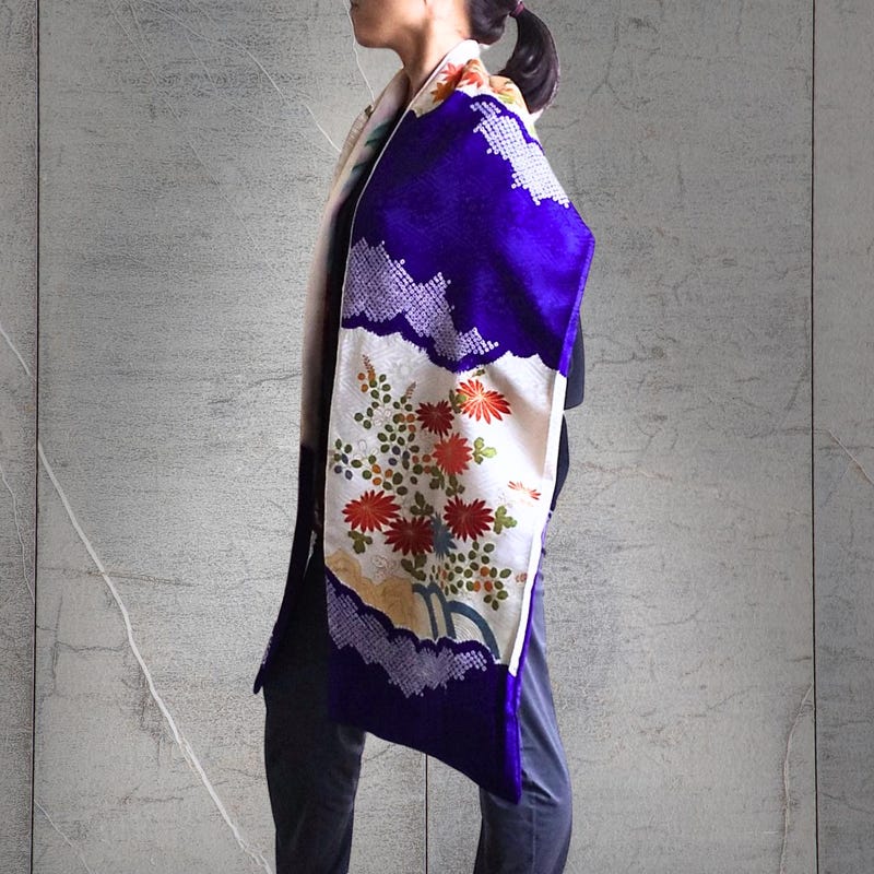 Japanese Inspired Shawl - Etsy UK