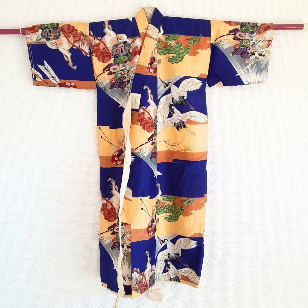Japanese Boy's Kimono Vintage Small Size Kimono - Etsy