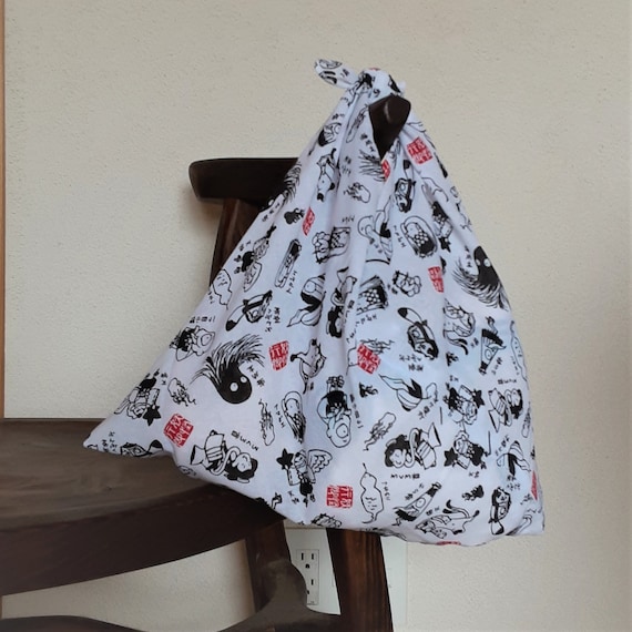 Japanese Origami Bag Azuma Bag Triangle Bag Bento Bag | Etsy