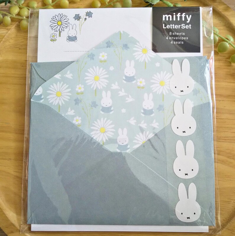 Miffy Letter Writing Set, Nijntje Stationery Set, Letter Papers and ...