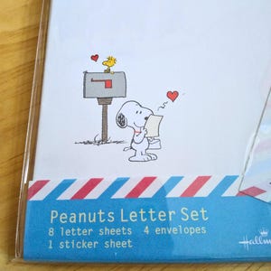 Snoopy Letter Writing Set, Peanuts Snoopy Stationery, Pen Pal Snail ...