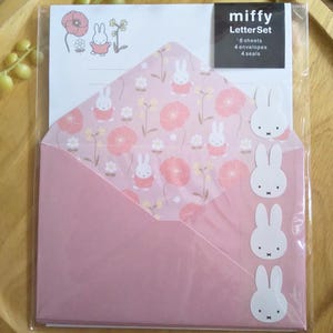 Miffy Letter Writing Set, Nijntje Stationery, Letter Papers and Envelopes Set, Blue or Pink - Etsy