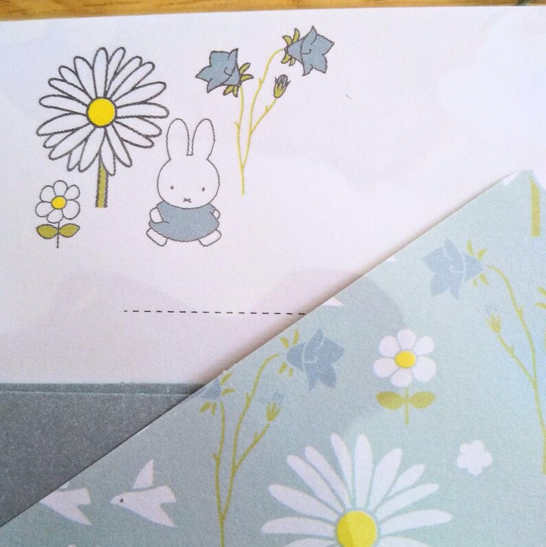 Miffy Letter Writing Set, Nijntje Stationery Set, Letter Papers and ...
