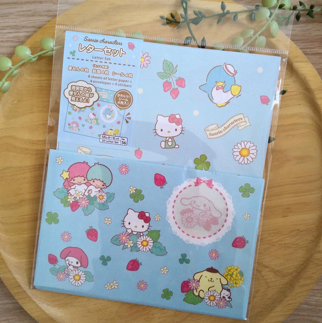 Sanrio Character's Letter Writing Set, Made in Japan, Sanrio Stationery ...
