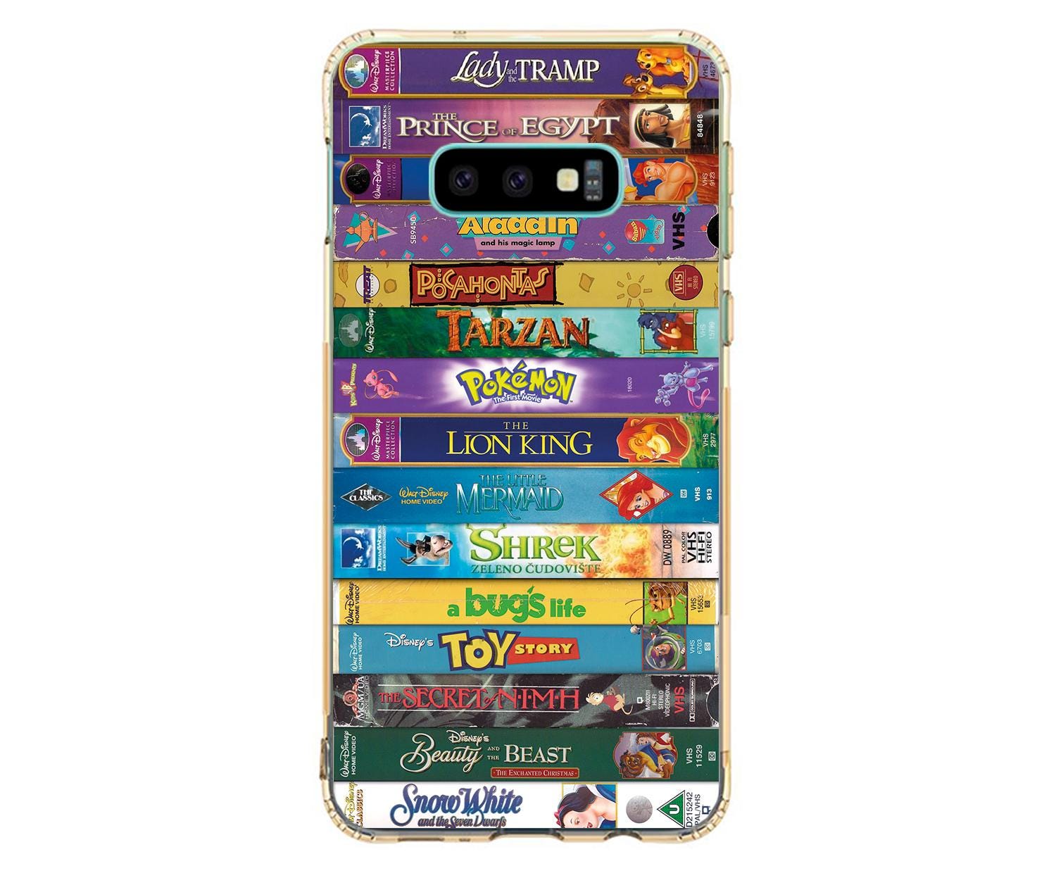 Disney VHS Movie Stack Phone Case: for iPhone 17/16/15, Pixel, for ...