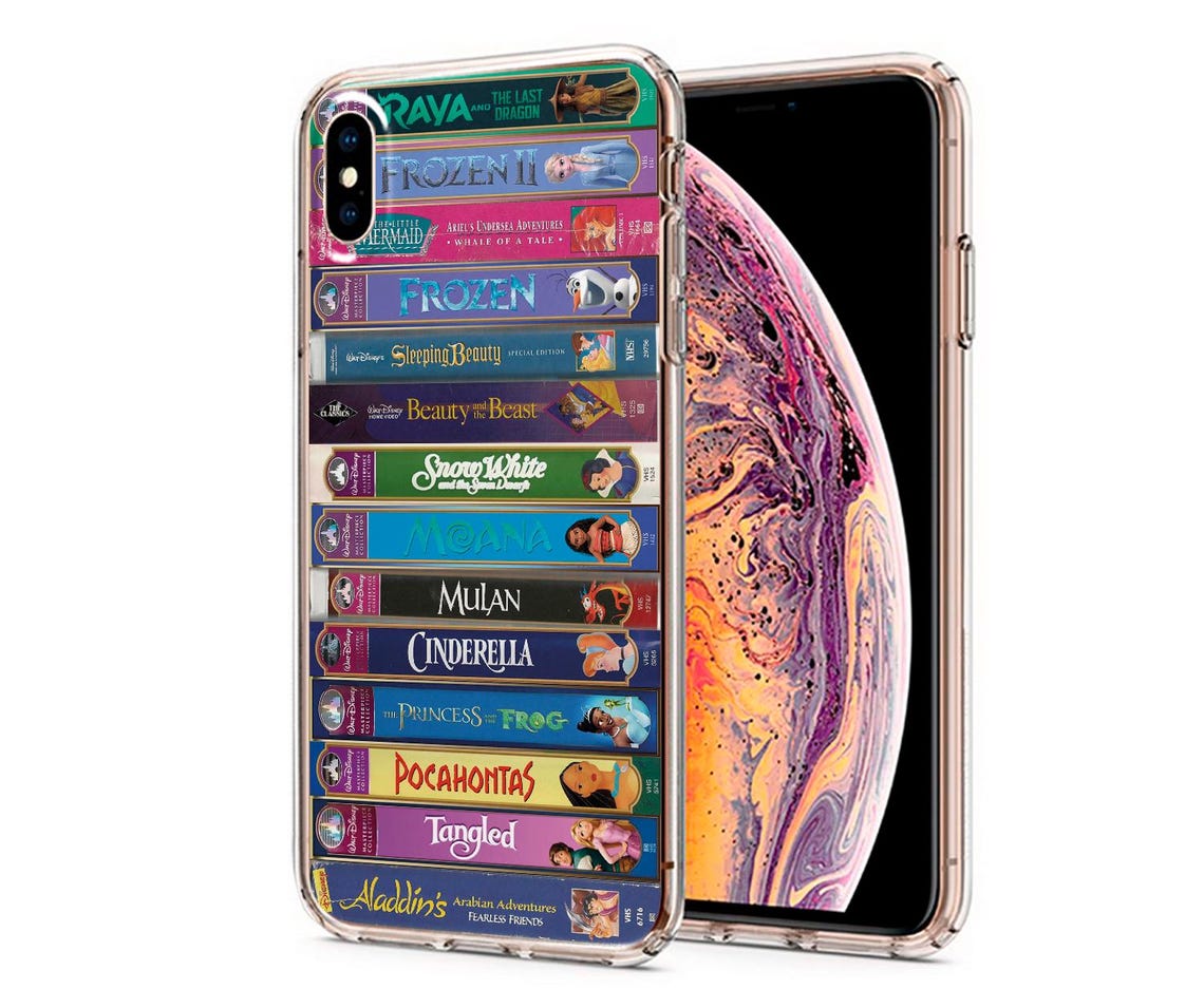 Princess Cartoon VHS Stack Phone Case: for iPhone 17/16/15, Pixel, for ...