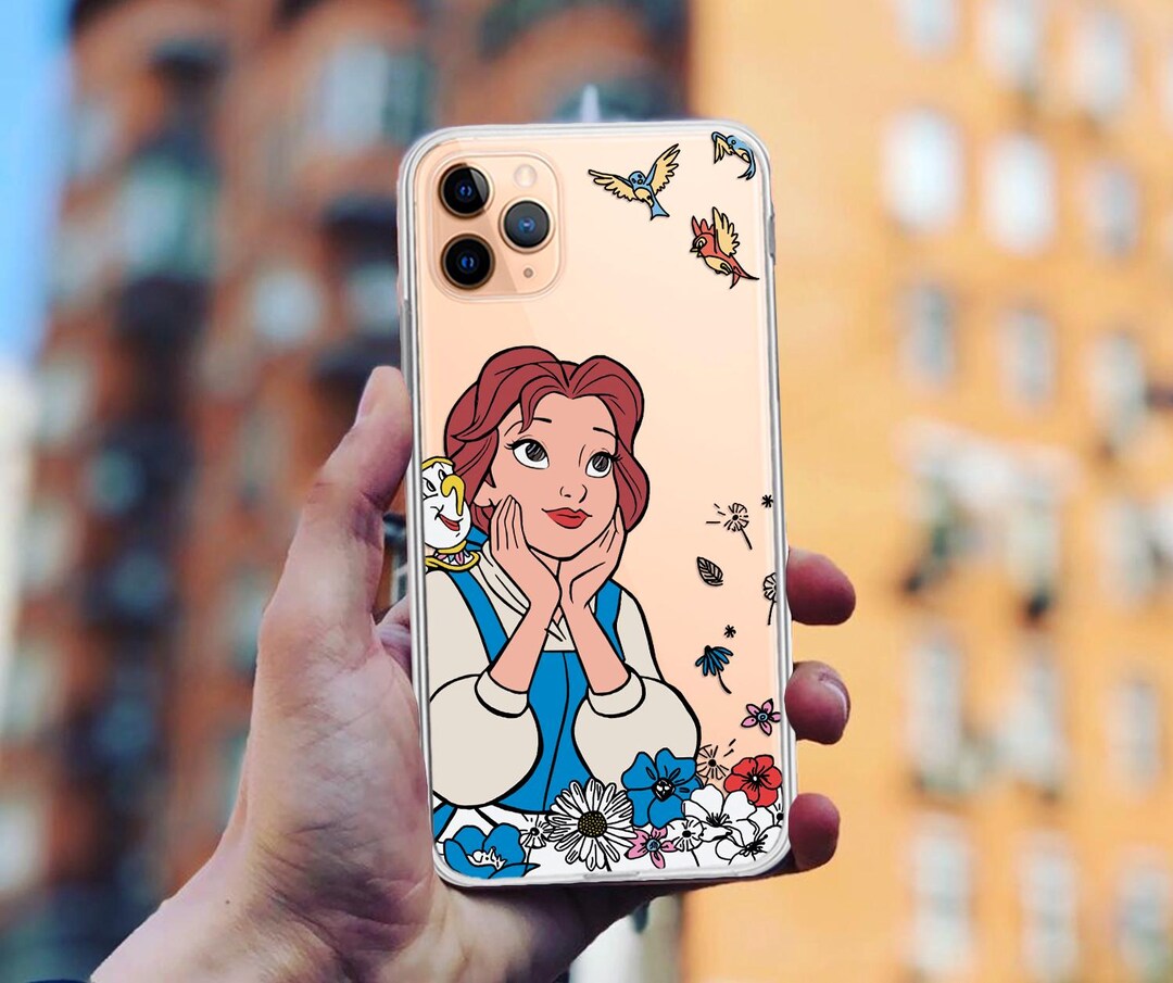 Princess Belle Case for iPhone 16 Pro 15 Max 14 13 12 XR X 12 Mini ...