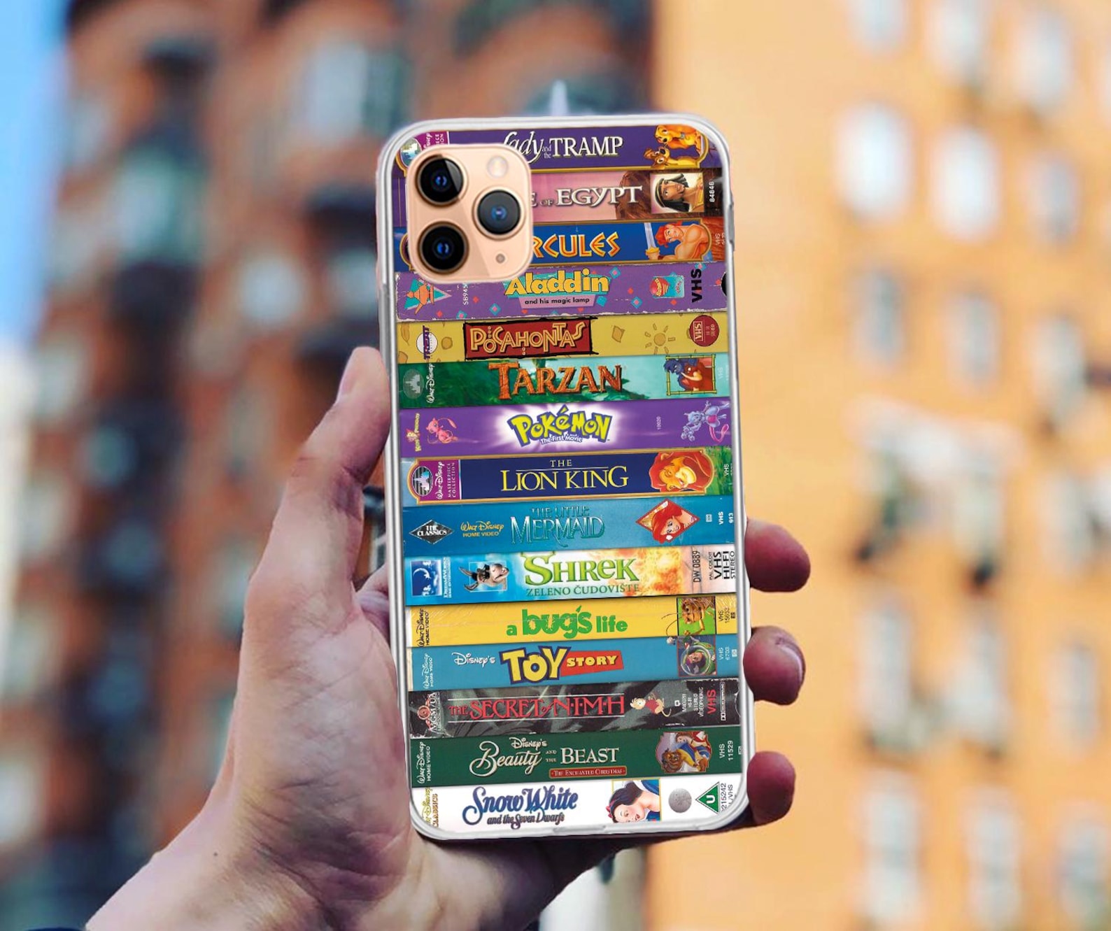 Disney VHS Movie Stack Phone Case: for iPhone 17/16/15, Pixel, for ...