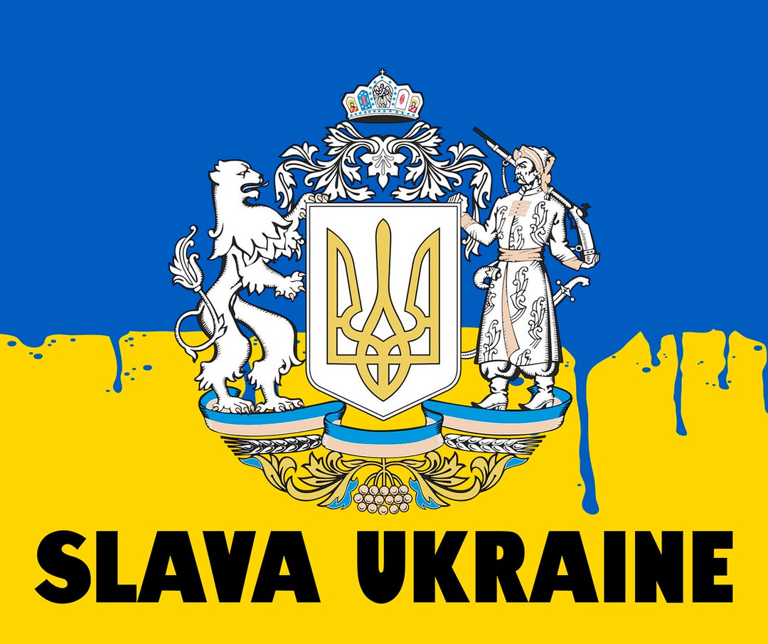 Slava Ukraine, Ukrainian Flag, Stay With Ukraine Download Svg, Ukraine ...