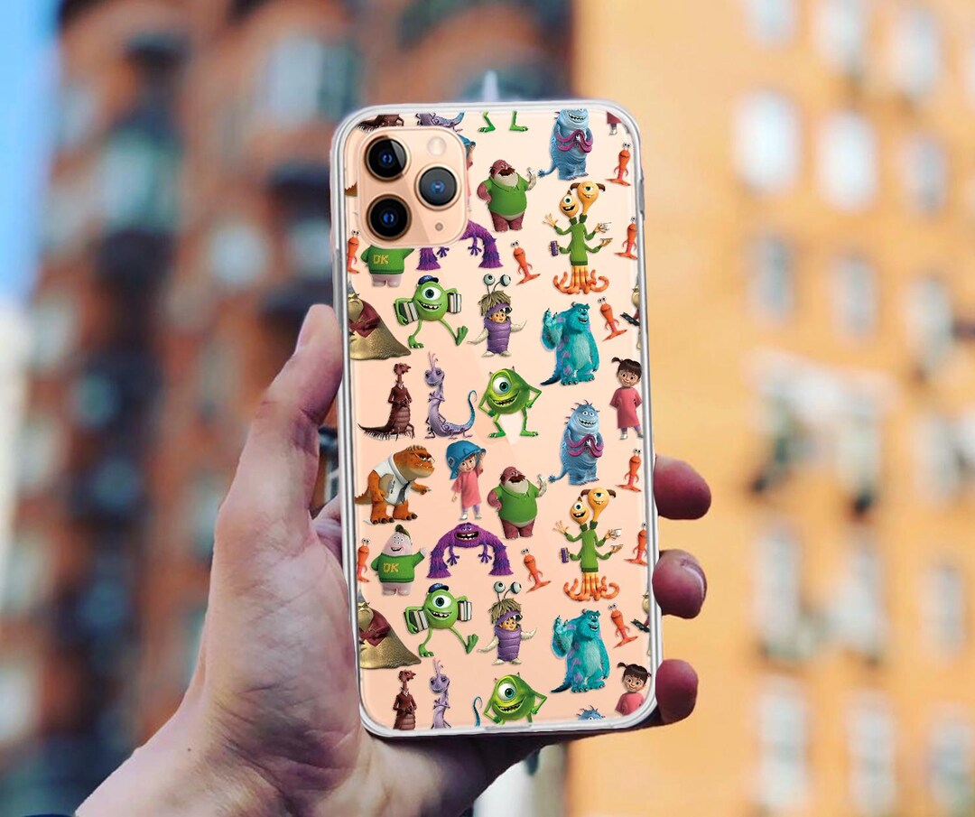 Monsters Clear Phone Case: Funny Silicone Cover Iphone, for Samsung ...