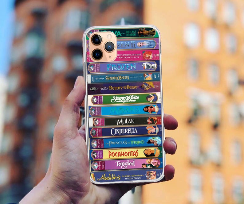 Princess Cartoon VHS Stack Phone Case: for iPhone 17/16/15, Pixel, for ...
