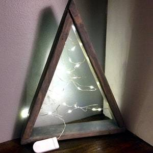Triangle Light Set of 3, Mood Lighting, Mantel Lights, New Home Gift ...