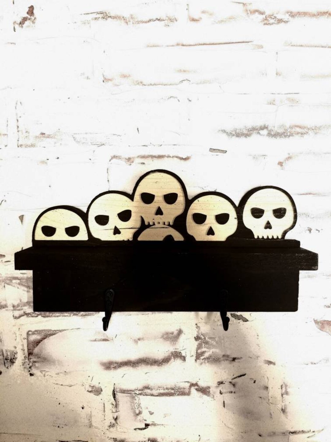 Skull Key Holder, Spooky Wall Hook, Unique Christmas Gift for Dark Home ...
