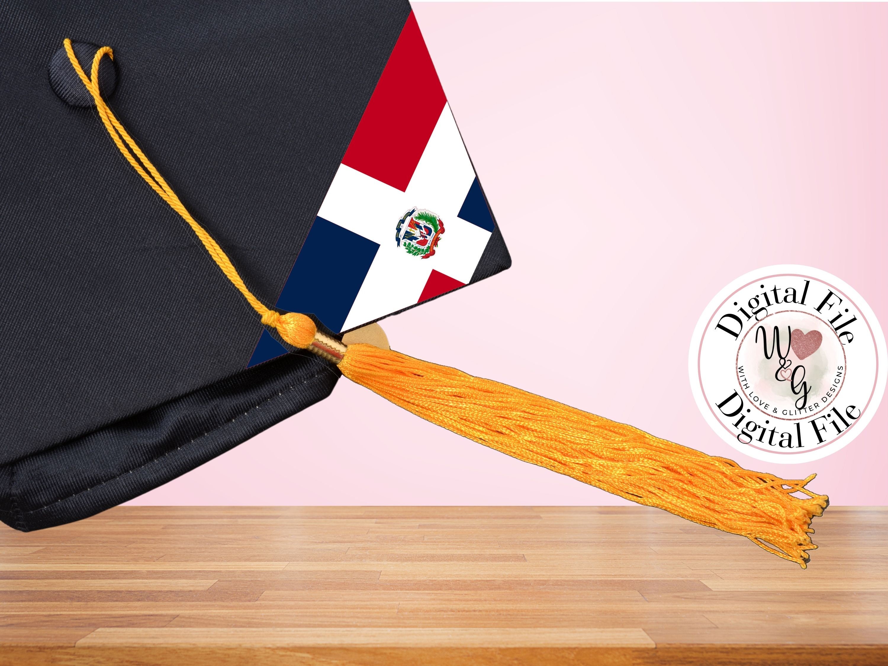 Bundle Flags for Grad Cap Topper, Set of Flags Graduation Hat Topper ...