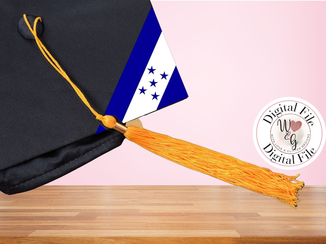 Honduras Flag for Grad Cap Topper - Etsy