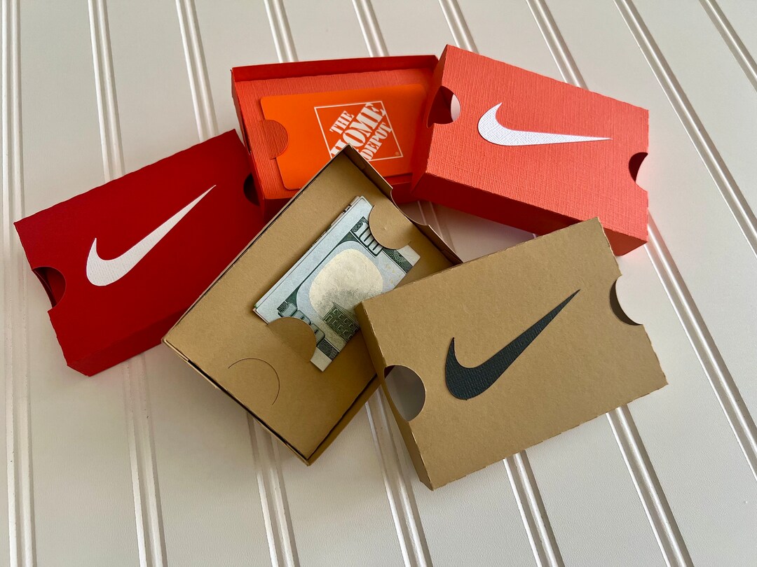 Shoe Box Money Gift Card and Money Holder Fathers Day Gift via De Los ...