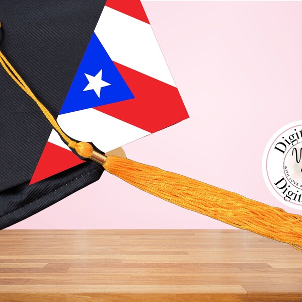 Puerto Rico Grad Cap Svg - Etsy