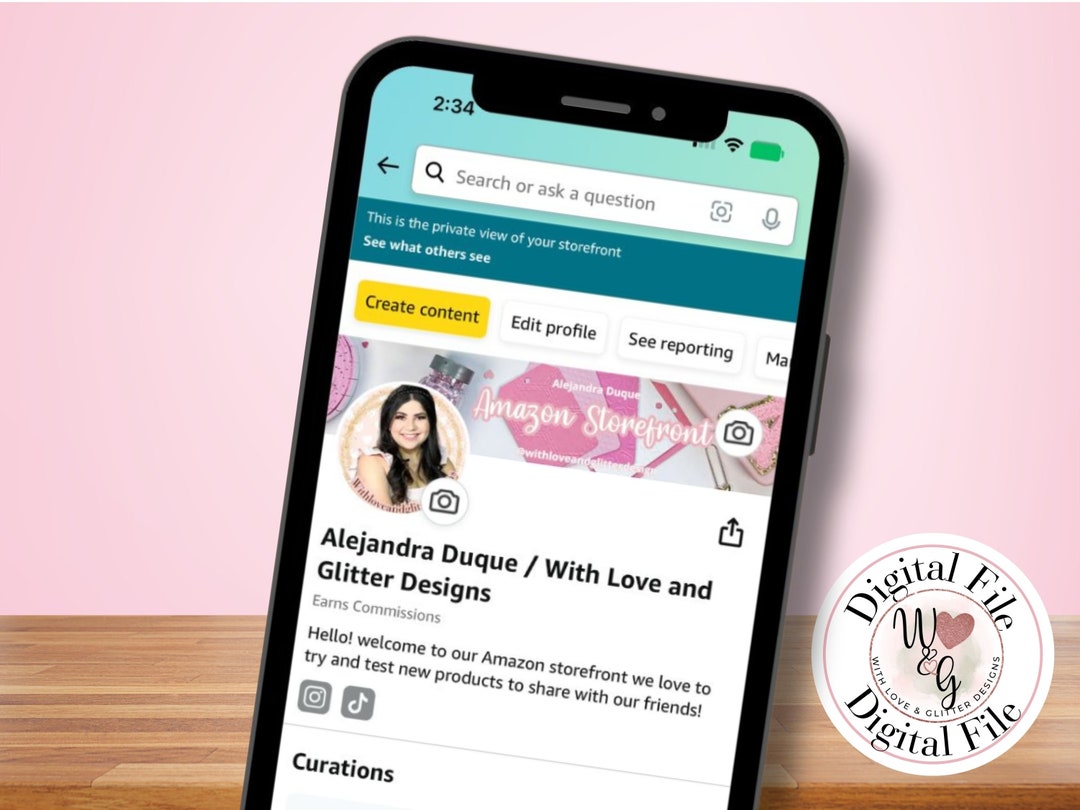 Canva Editable Amazon Storefront Banner - Etsy