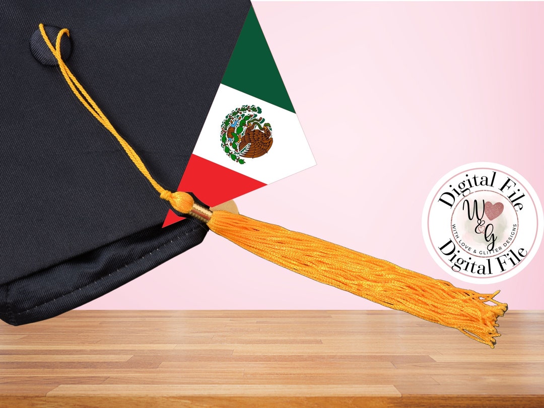 Mexico Flag for Grad Cap Topper - Etsy