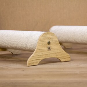 Wooden Cat Scratching Post, Cat Scratcher, Horizontal Floor Cat ...