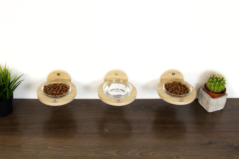 Wall Mounting Wood Feeder for Cats Small and Medium Dogs - Etsy