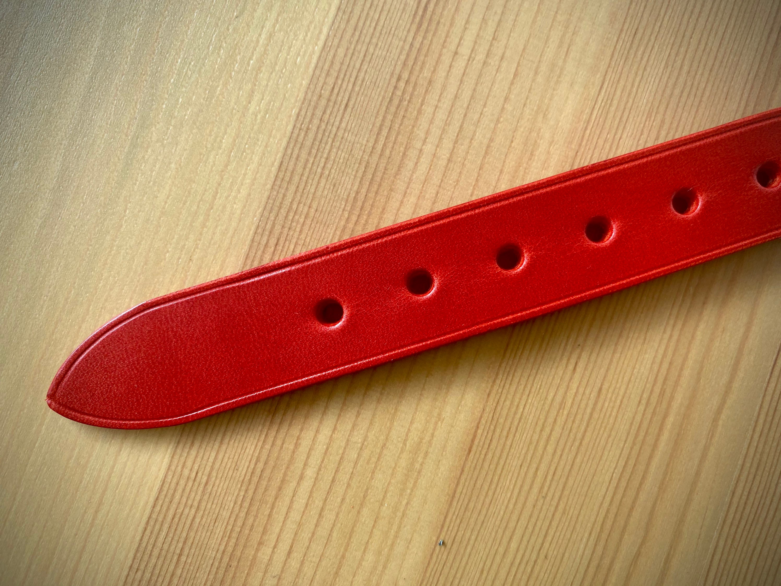 High Quality Red Leather Collar With Centre Ring and Stud - Etsy