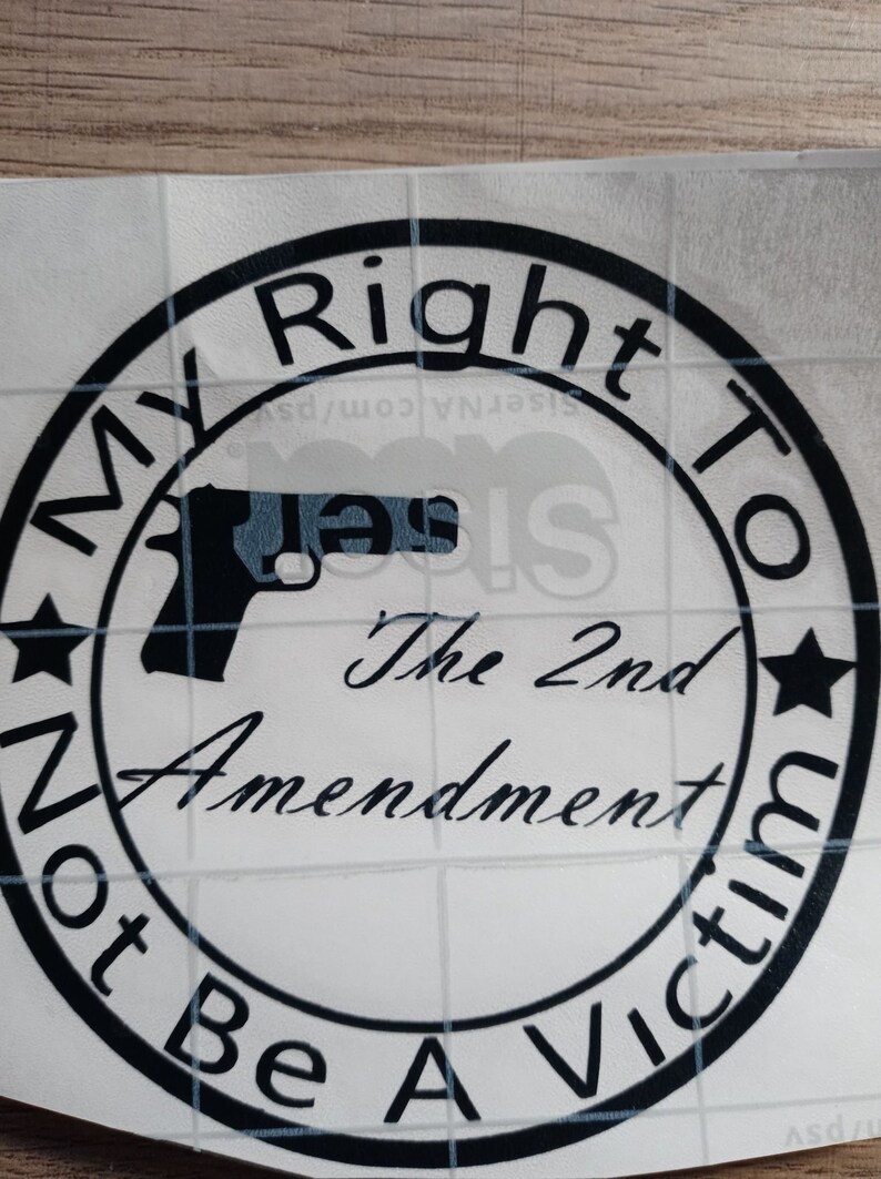 2nd Amendment Sticker - Etsy
