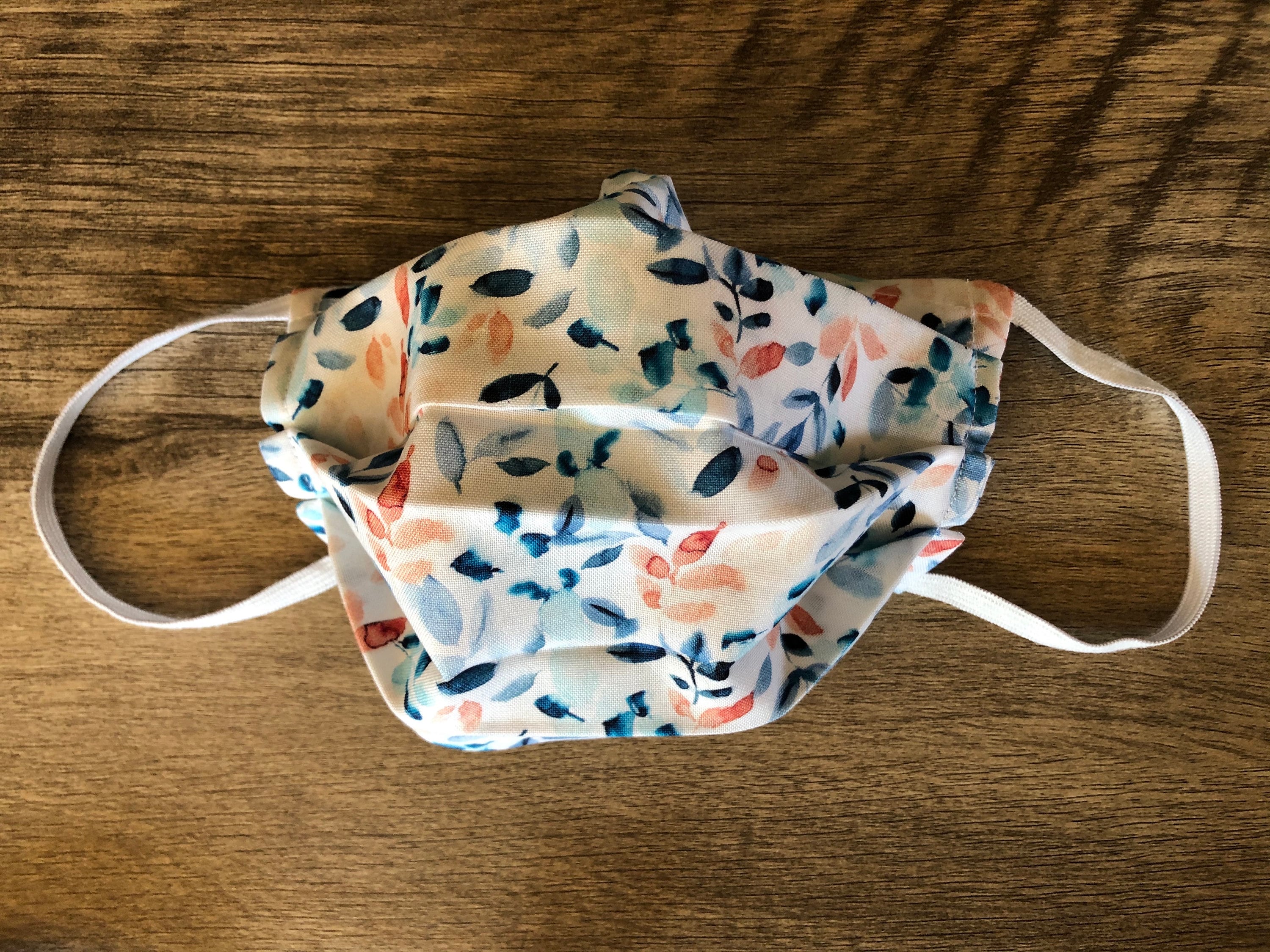 Watercolor Flower Face Mask - Etsy