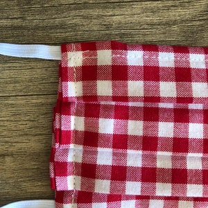 Checkered Face Mask - Etsy