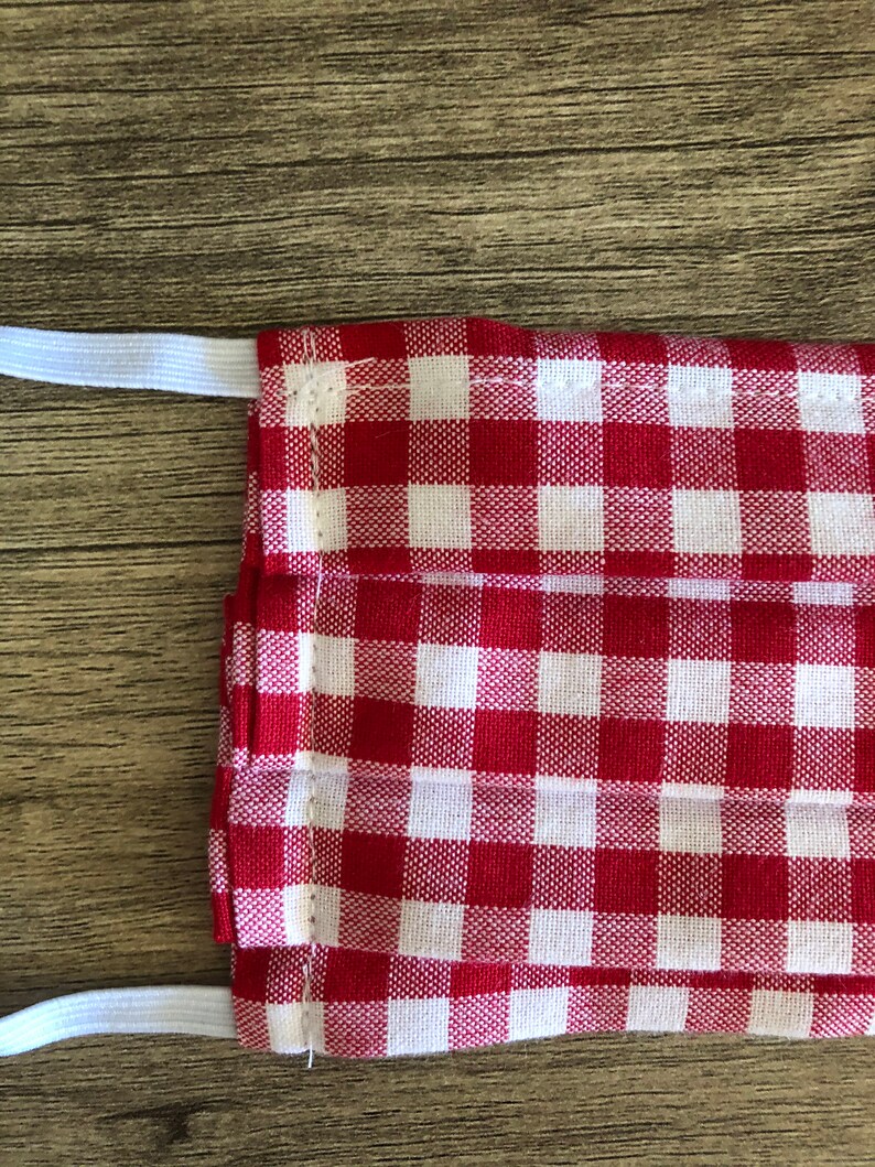 Checkered Face Mask - Etsy