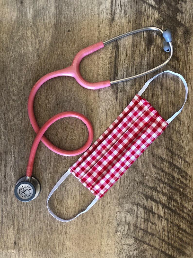 Checkered Face Mask - Etsy