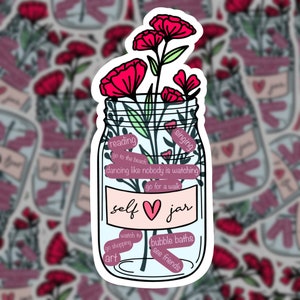 Self Love Jar Sticker Single - Etsy
