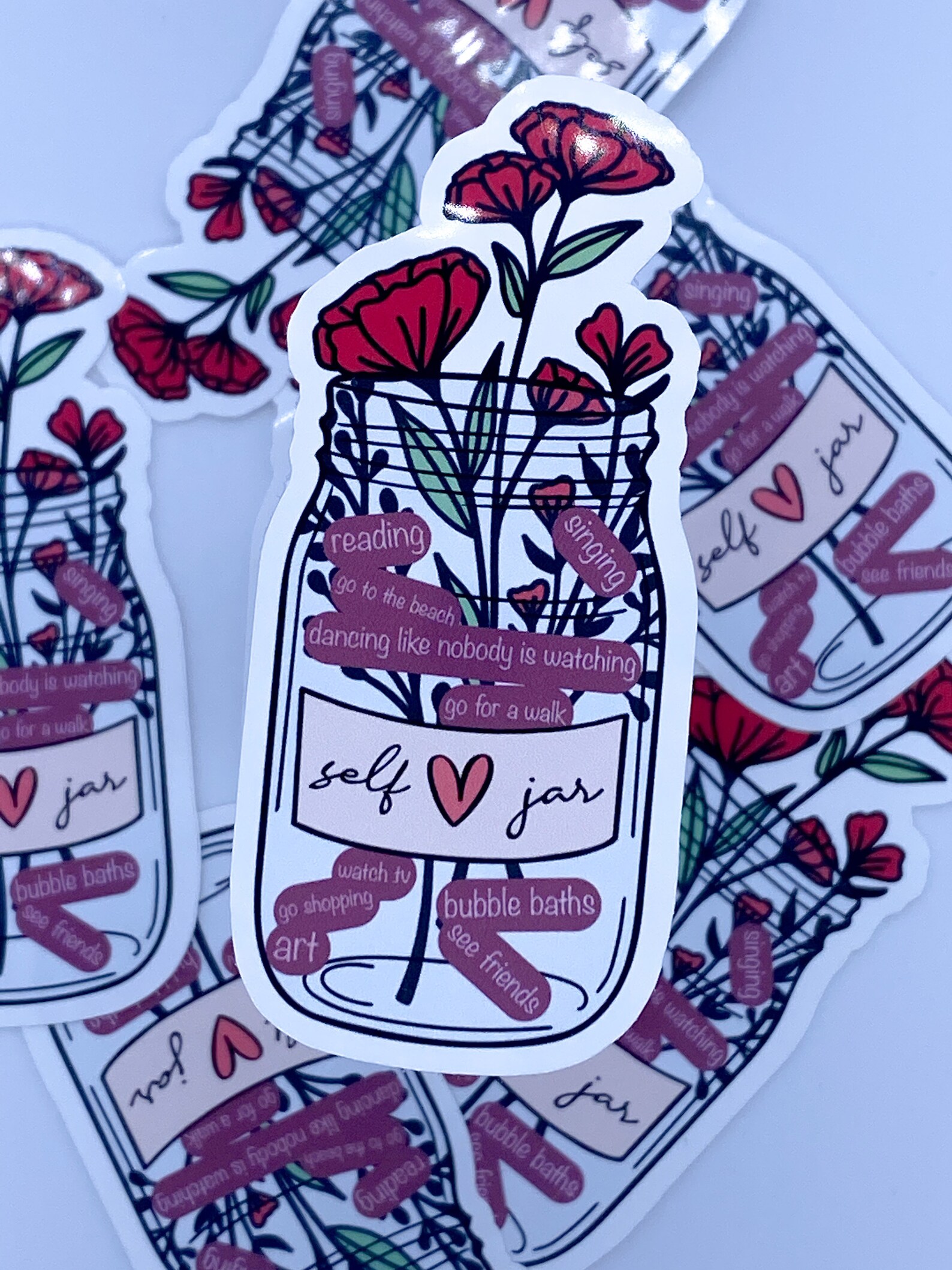 Self Love Jar Sticker Single | Etsy