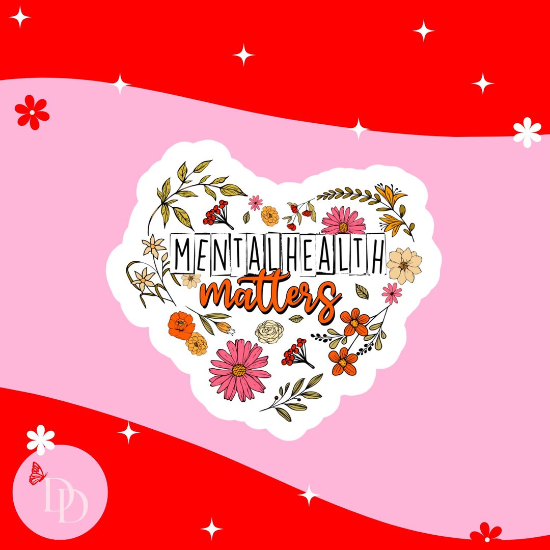 Mental Health Matters Singular Sticker - Etsy