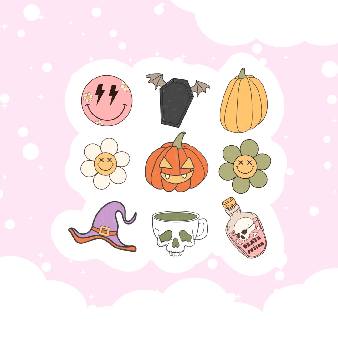 Halloween Flash Sheet Singular Sticker - Etsy