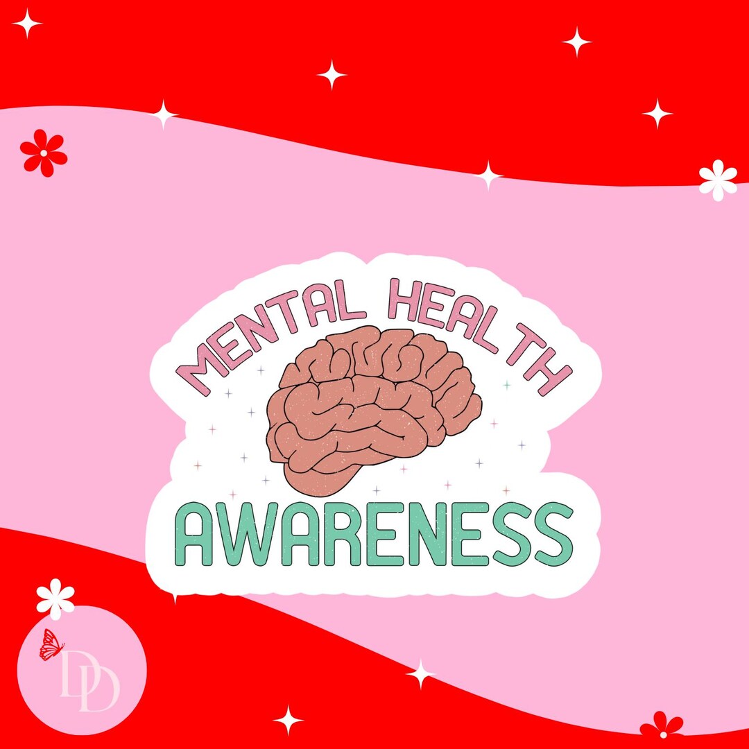 Mental Health Awareness Singular Sticker - Etsy
