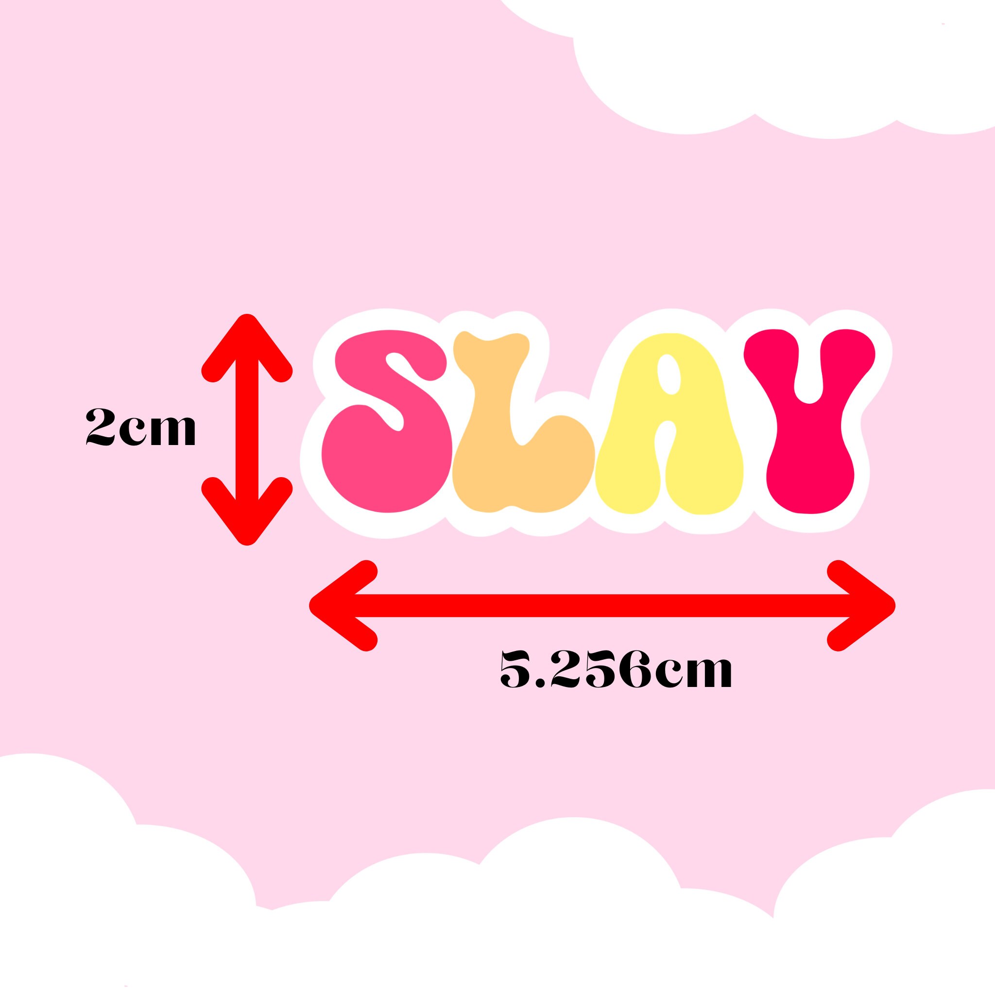 Slay Singular Sticker - Etsy