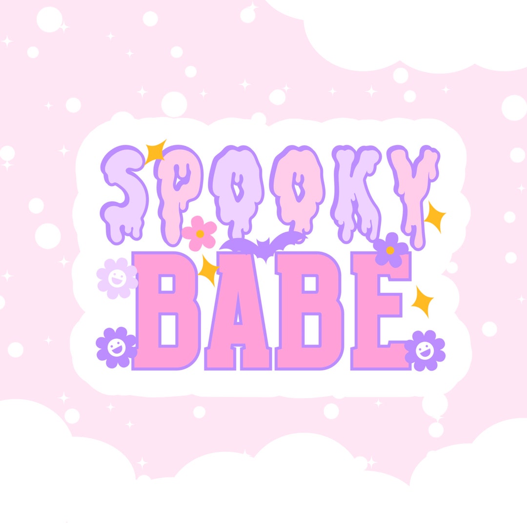 Spooky Babe Singular Sticker - Etsy