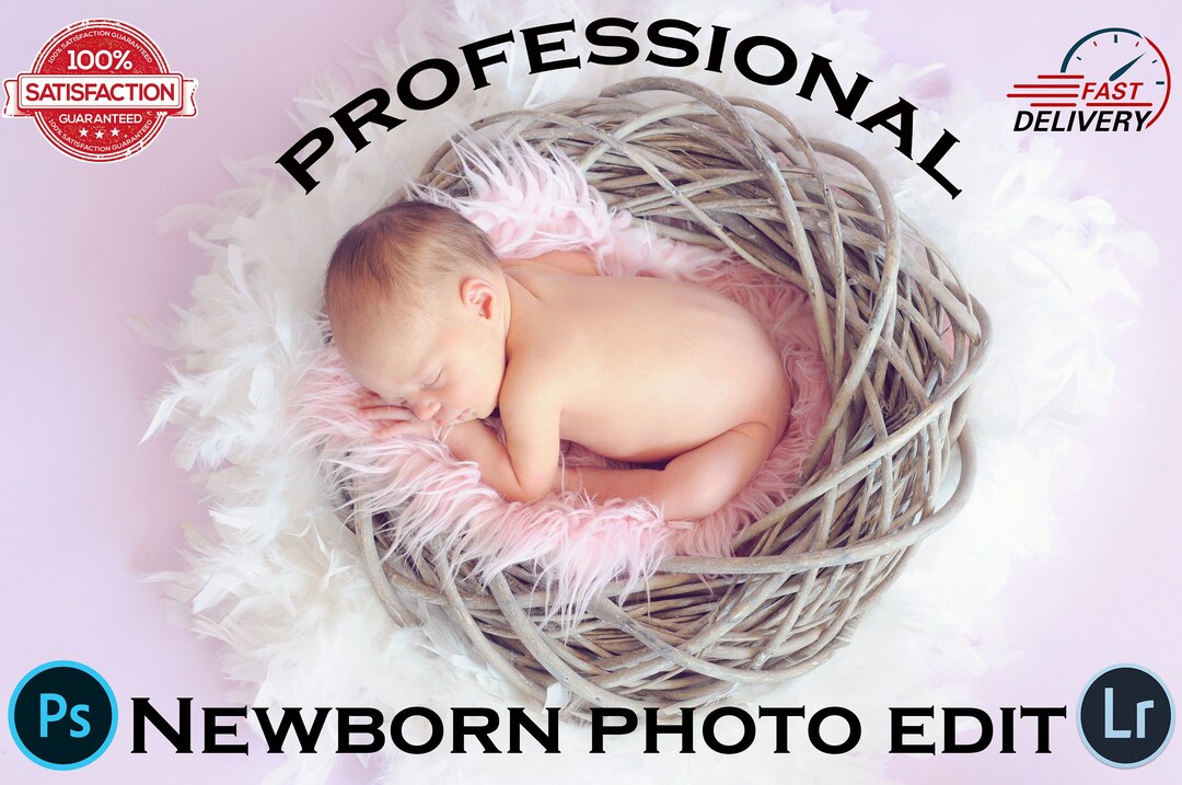 Newborn Photo Editing Service: Baby Backdrops, Photoshop - Etsy