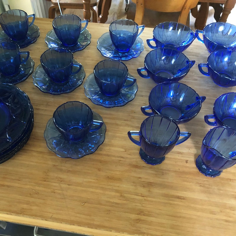 Hazel Atlas Tea Set - Etsy